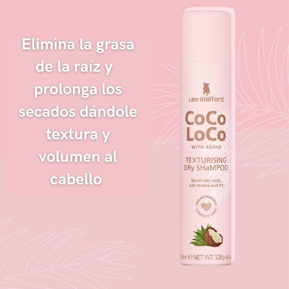 Shampoo en seco Coco Loco con Agave Lee Stafford 200 ml – Pide Belleza