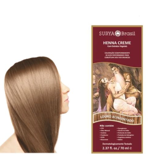 Henna en crema rubio ceniza Surya Brasil 70 ml – Pide Belleza