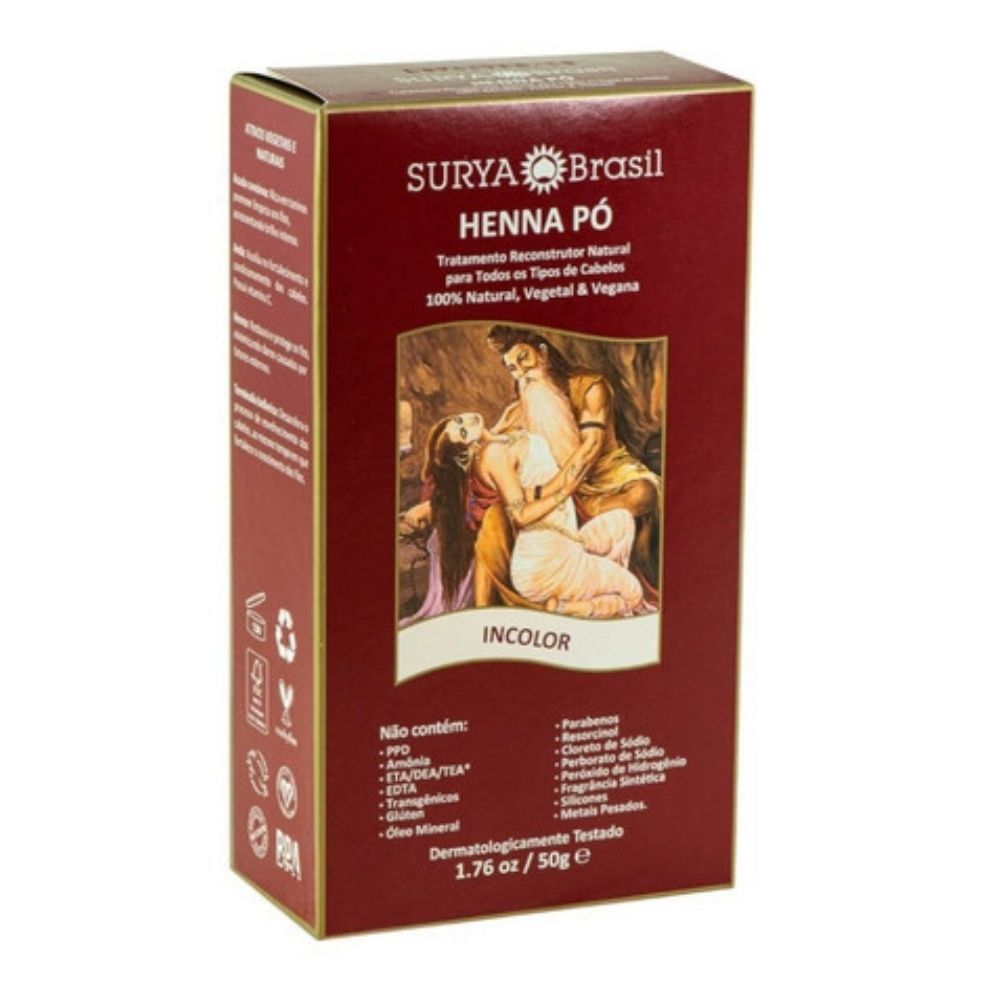 Henna polvo incolora Surya Brasil – Pide Belleza